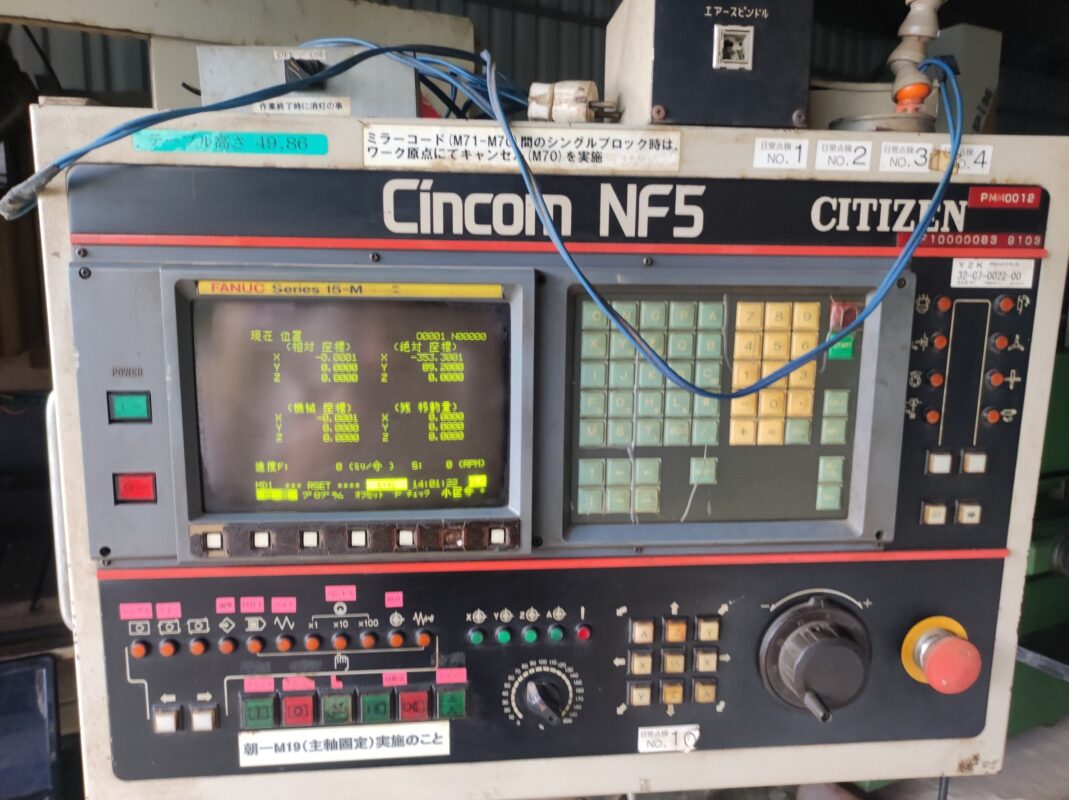 Sửa Máy Phay Cincom NF5 Bị Lỗi EMG Và Lỗi Thay Dao